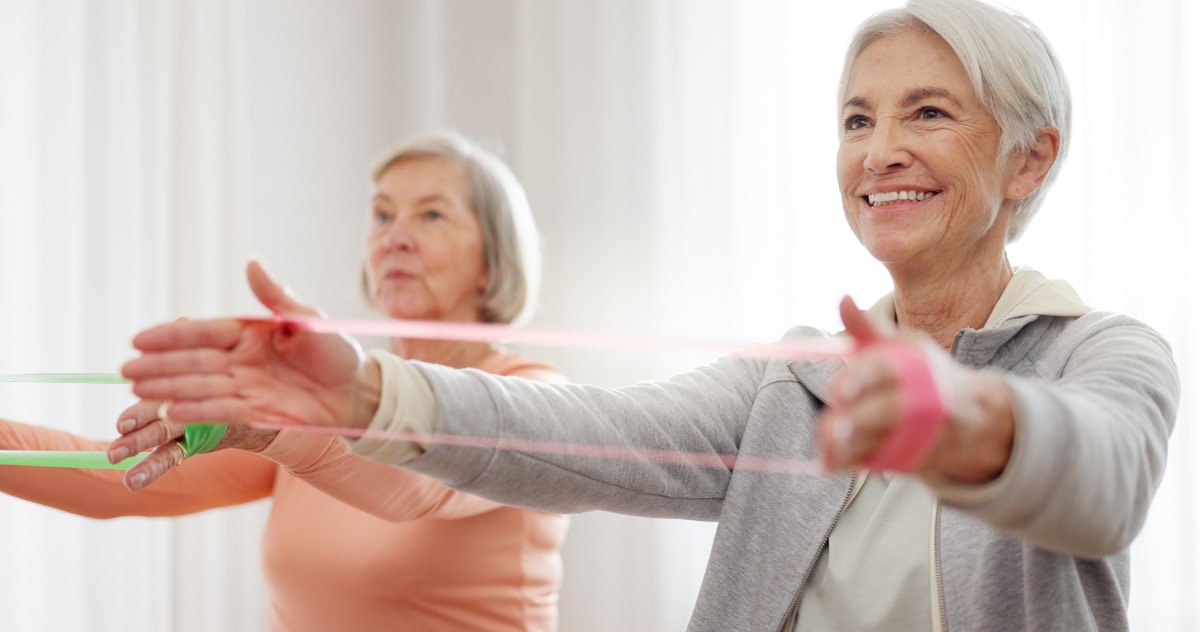 Resistance Band Exercises for Osteoporosis & Strengthen Bone